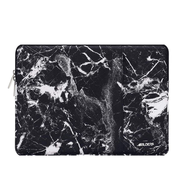 Housse Ordinateur Design Marbre Noir | Lecoinpochette